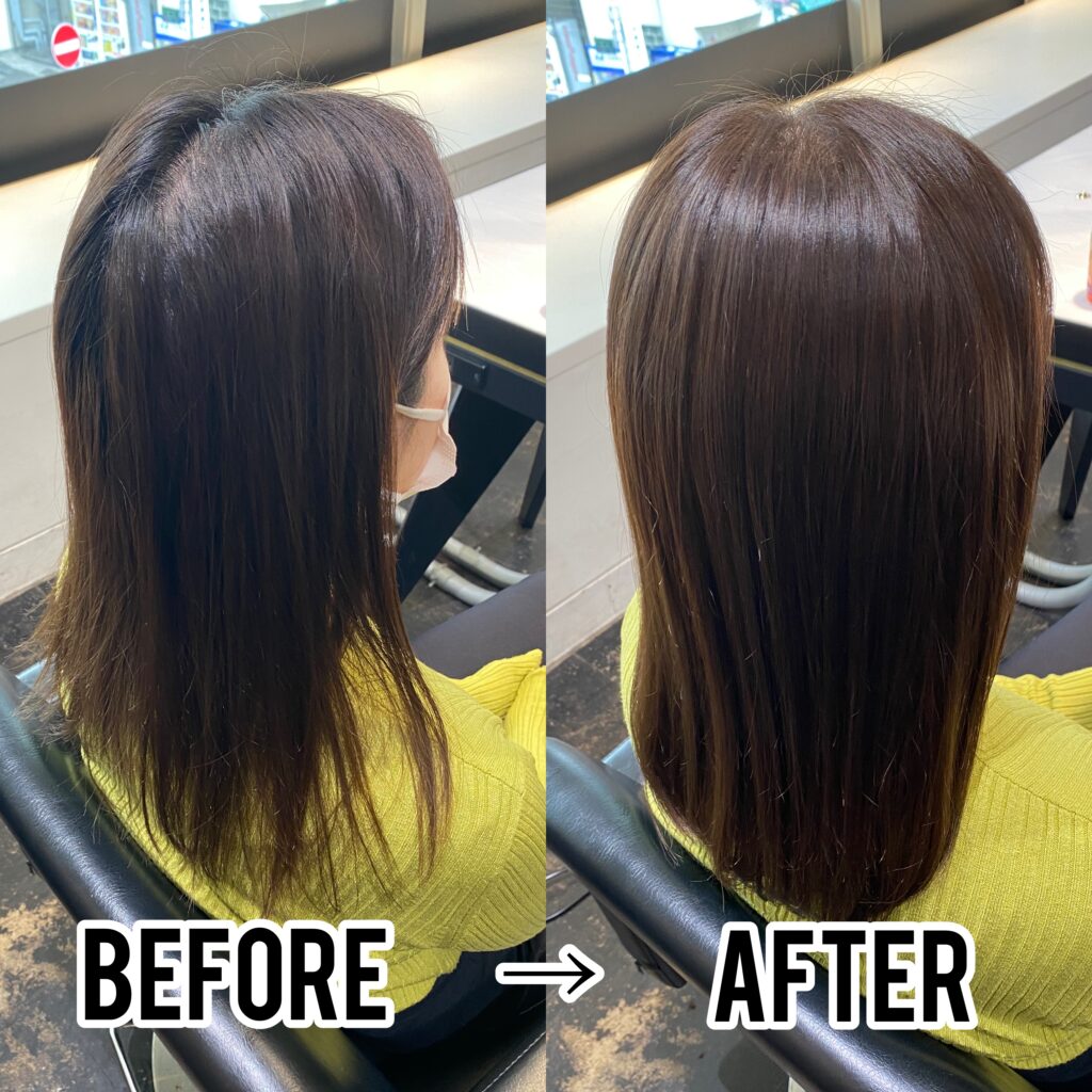 ヘアカラーでツヤを得るには〇〇がとても大切なんです。